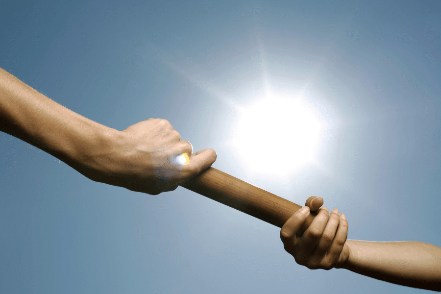 Pass the Baton - Cord of Three